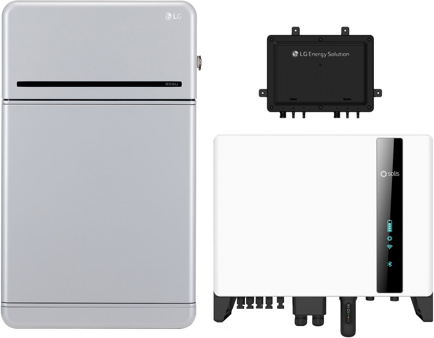 Solis S6 6KW 3Ph Hybrid Inverter inkl. Smart Meter + LG ES Enblock 10H ...